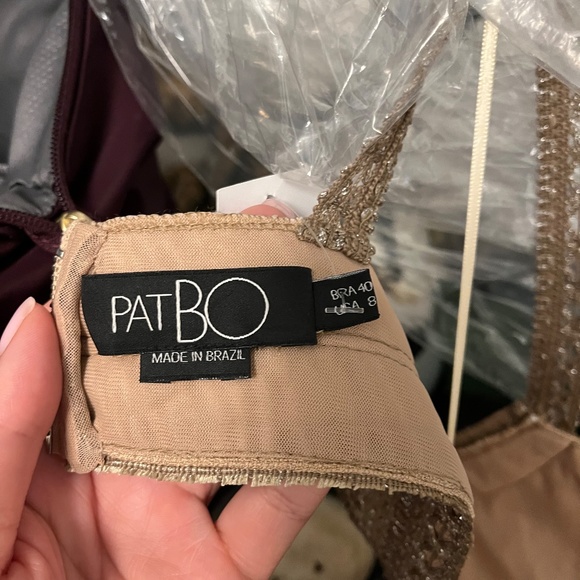 PatBO | Dresses | Patbo Metallic Fringe Trim Minidress Size 8 | Poshmark